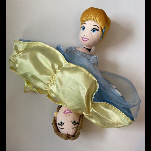 Disney | Toys | Disney Reversible Cinderella Belle Ragdoll | Poshmark
